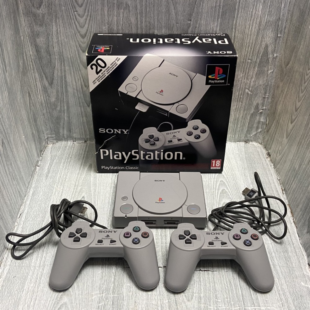 Pre-owned SONY PLAYSTATION CLASSIC MINI CONSOLE WITH 20 PRE-LOADED ...